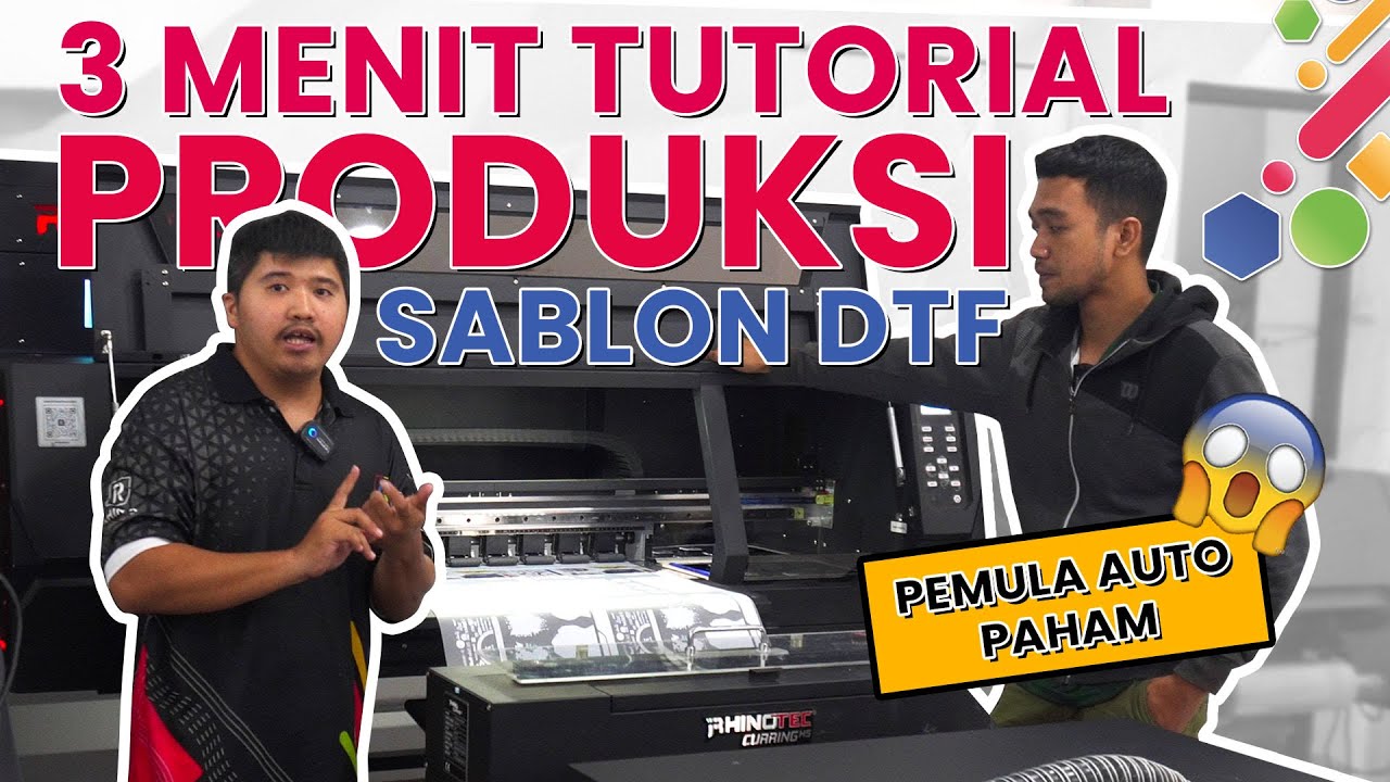 CARA SABLON DTF DARI AWAL SAMPAI SELESAI DENGAN MUDAH ! - YouTube