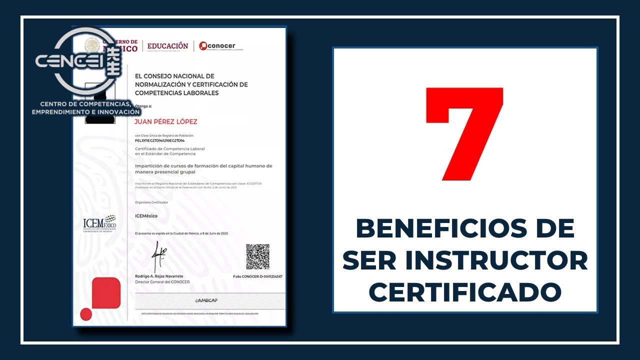 7 beneficios de ser instructor certificado - YouTube