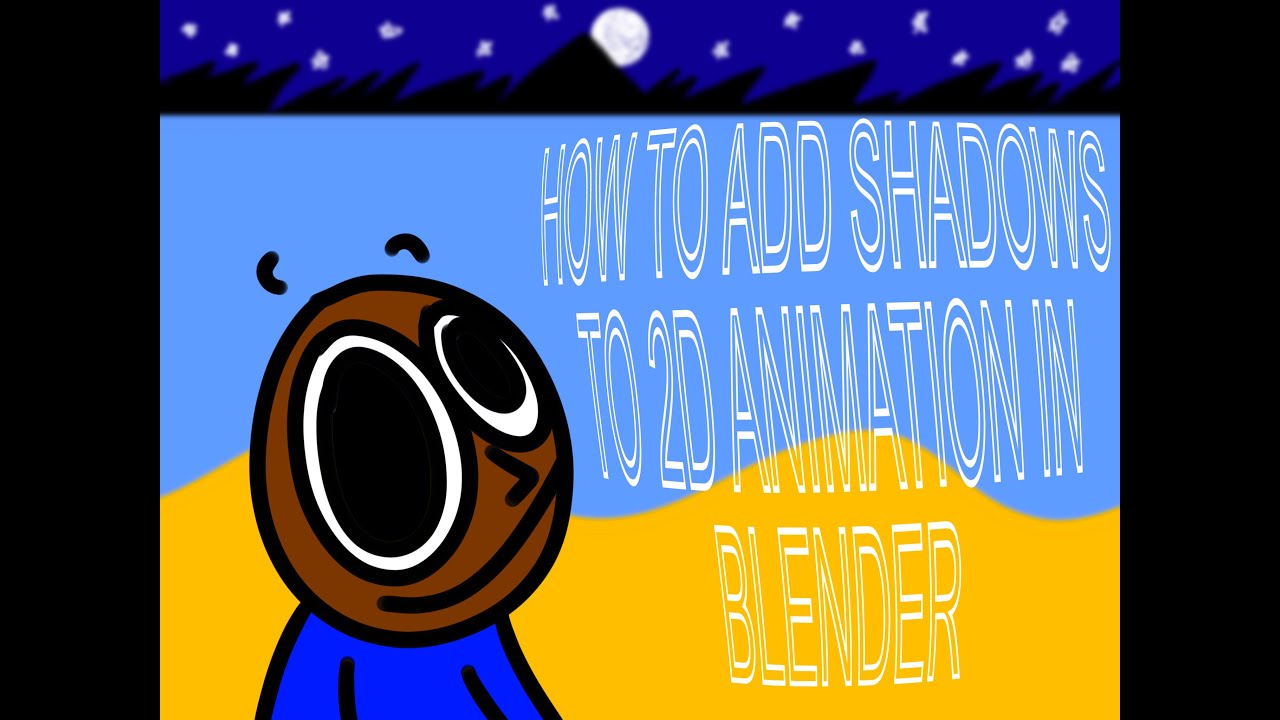 How to add Shadows to 2D Animation in Blender - YouTube