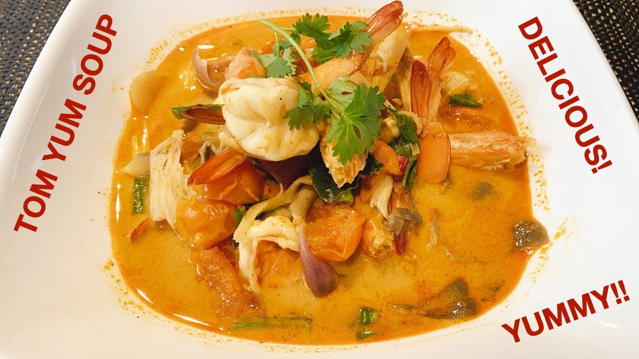 Tom Yum Soup Recipe (Creamy Style) - YouTube