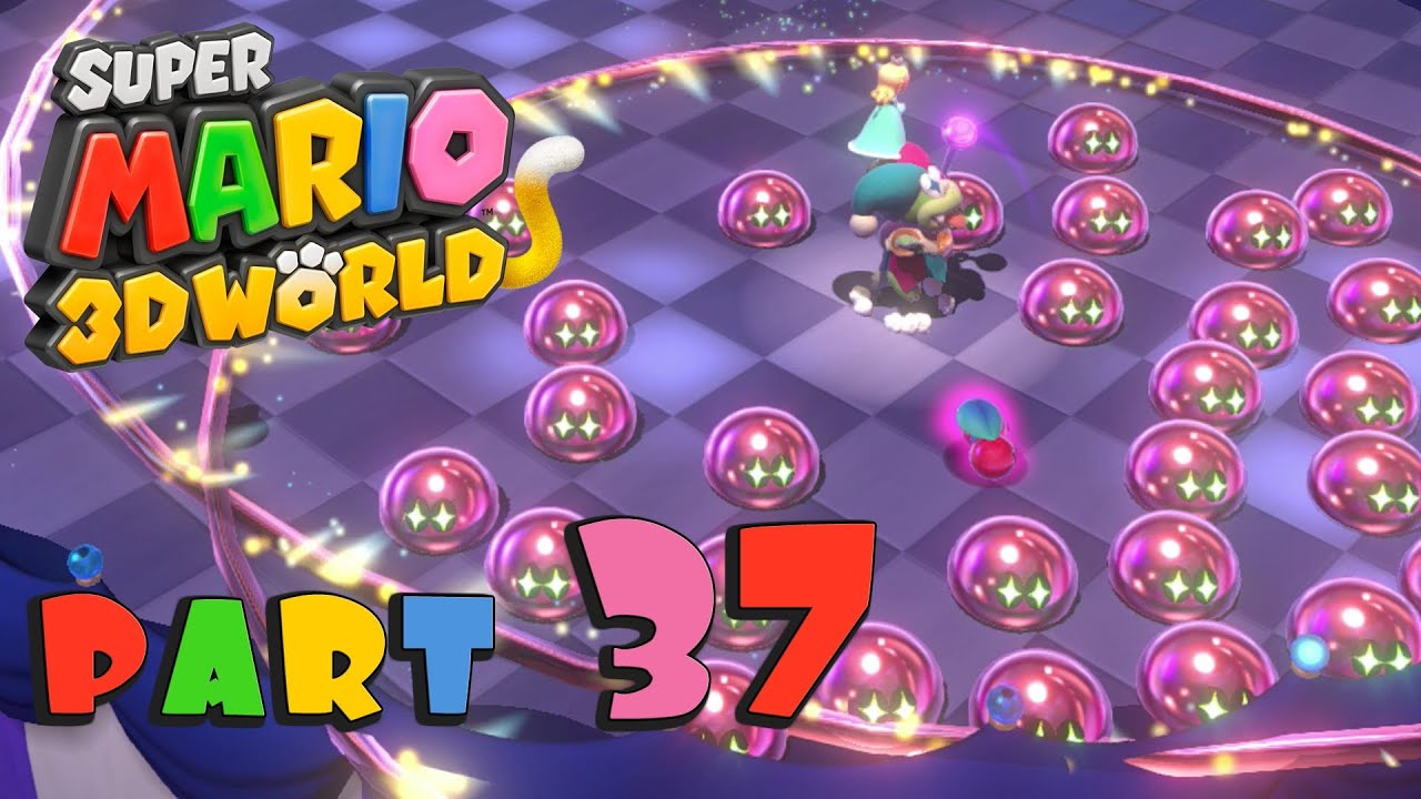 Super Mario 3D World - 100% Co-op Walkthrough Part 37 - YouTube