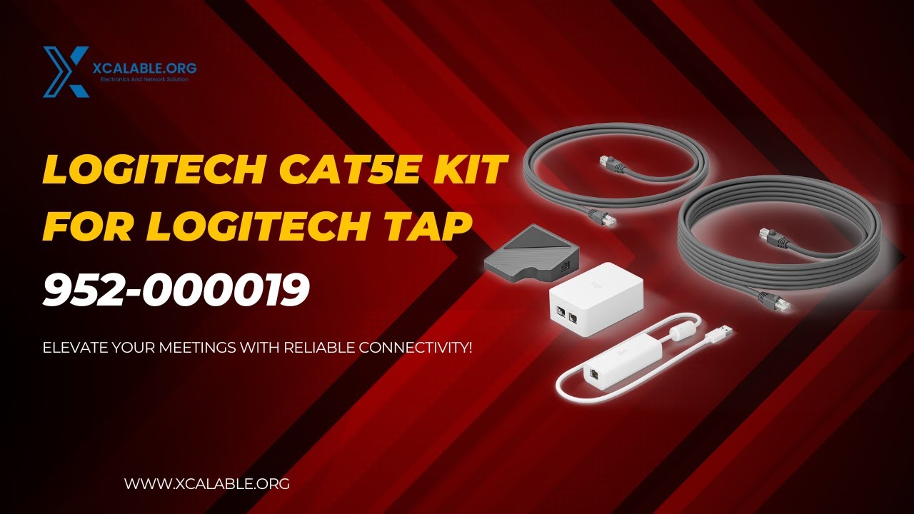 X Logitech Cat5e Kit for Logitech Tap 952-000019 - YouTube