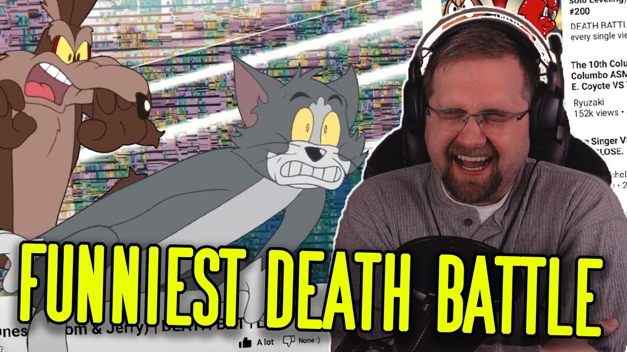 REACTION: Wile E. Coyote VS Tom Cat DEATH BATTLE! - YouTube