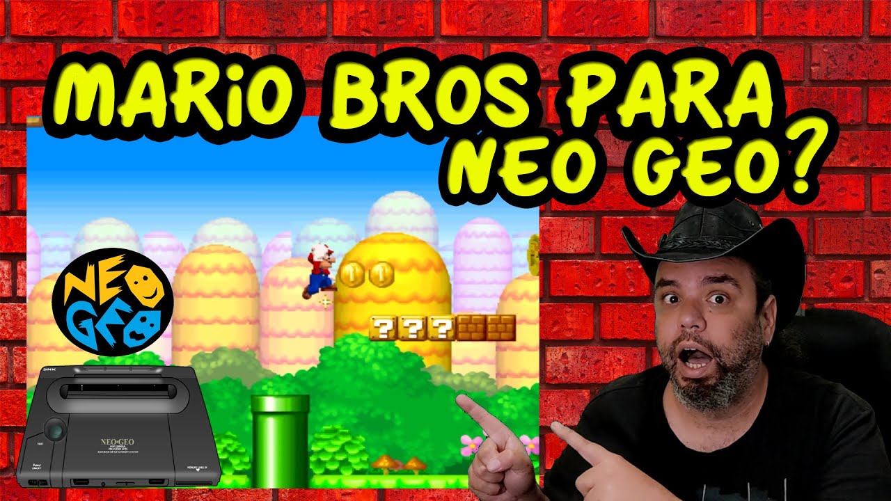 Conheça o Mario Bros do Neo Geo, Roda no Sd loader, everdrive e tudo ...