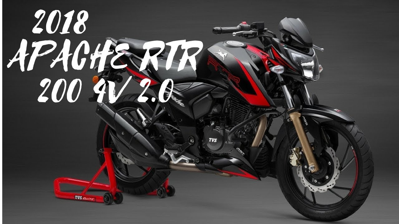 New TVS Apache RTR 200 4v Race Edition-2018 features. - YouTube
