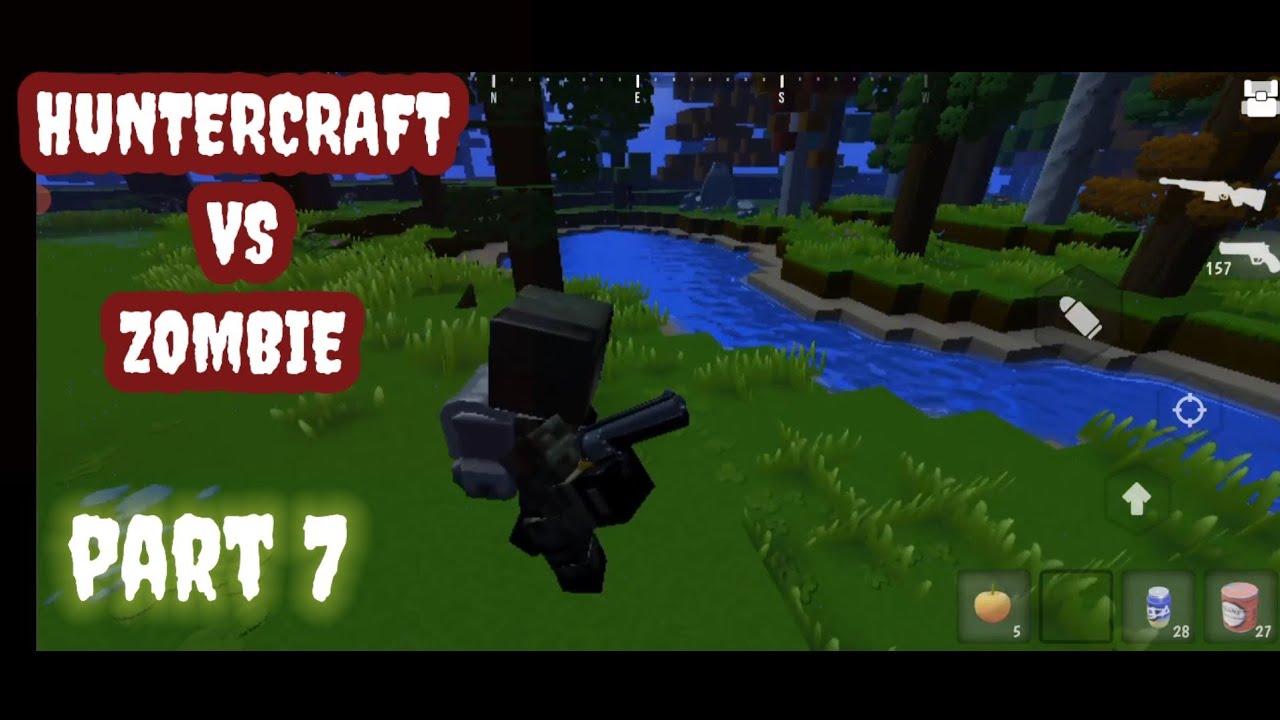 Huntercraft vs Zombie Part 7 #birsachannel85 #huntercraft #gameplay ...
