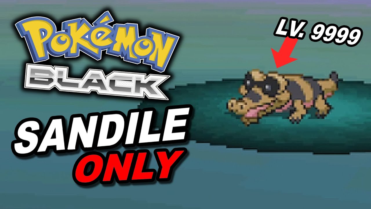 Can you beat Pokemon Black with only Sandile? - YouTube