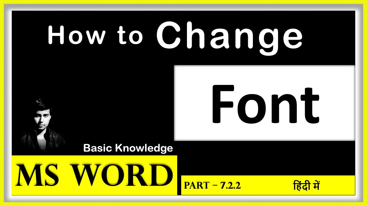 How To Change Font In MS Word Learn To Change The Font Of Text In MS How To Change Font In MS Word Learn To Change The Font Of Text In MS