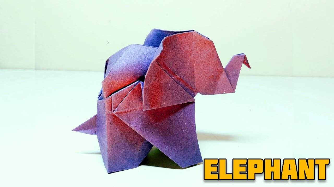 Origami Elephant | Origami Animals | Origami tutorial | Paper craft ...