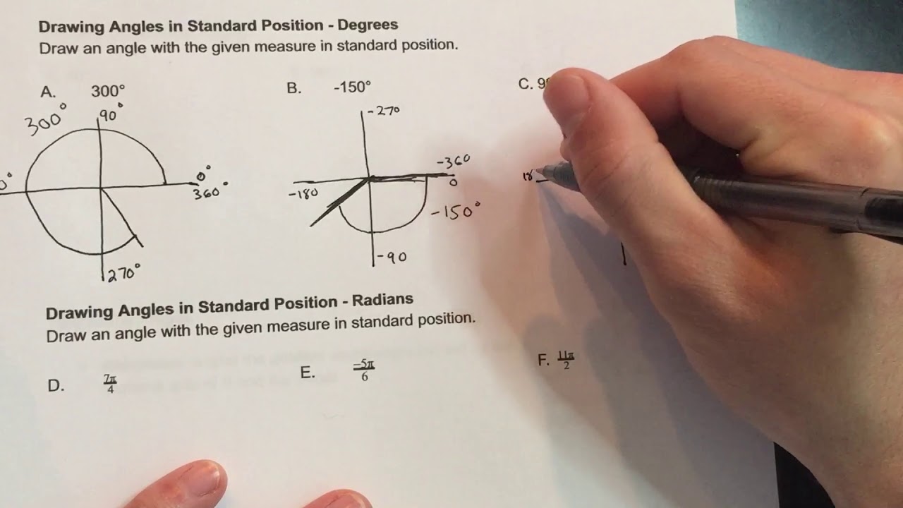 Angles of Rotation Notes - YouTube