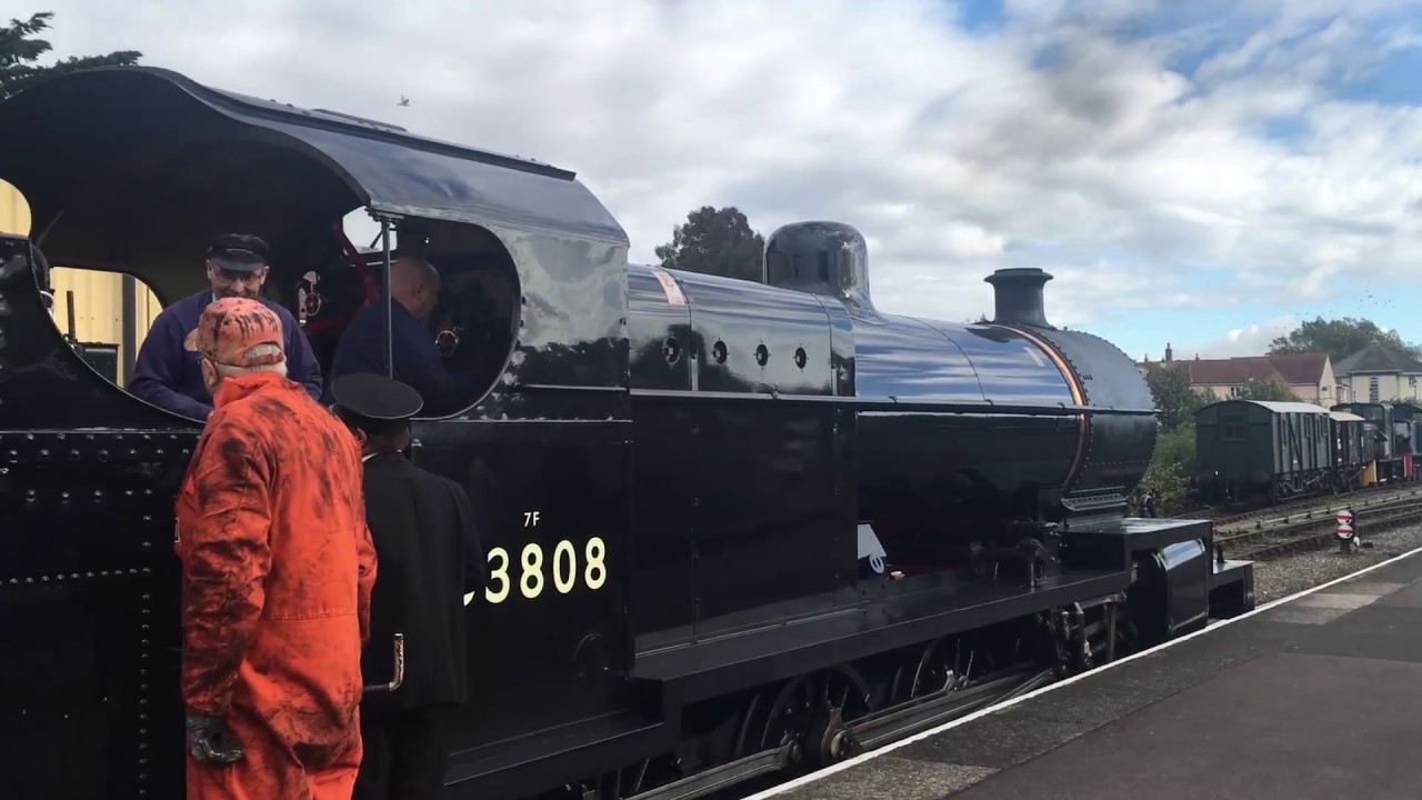 Steam Train Ride Watchet to Minehead West Somerset Railway WSR Oct 2016 ...