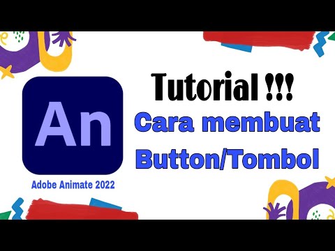 Tutorial membuat Button/Tombol pada Aplikasi Adobe Animate 2022 - YouTube