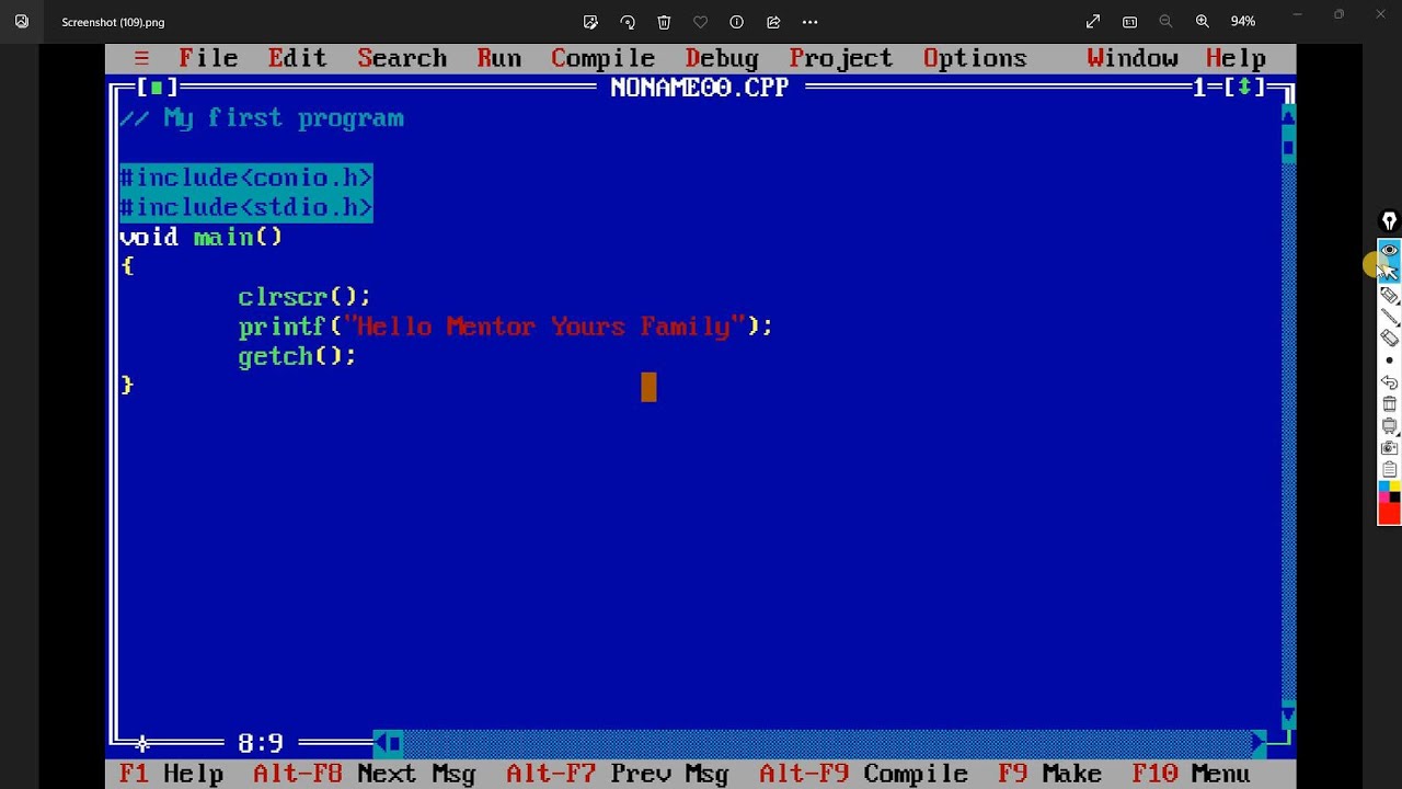 Problem 1 C Programming Mentor Yours Youtube