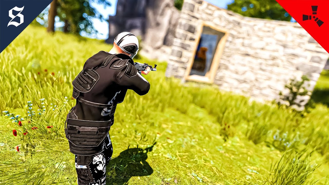 I stole a raid from two of the biggest silly gooses - RUST SOLO #12 ...