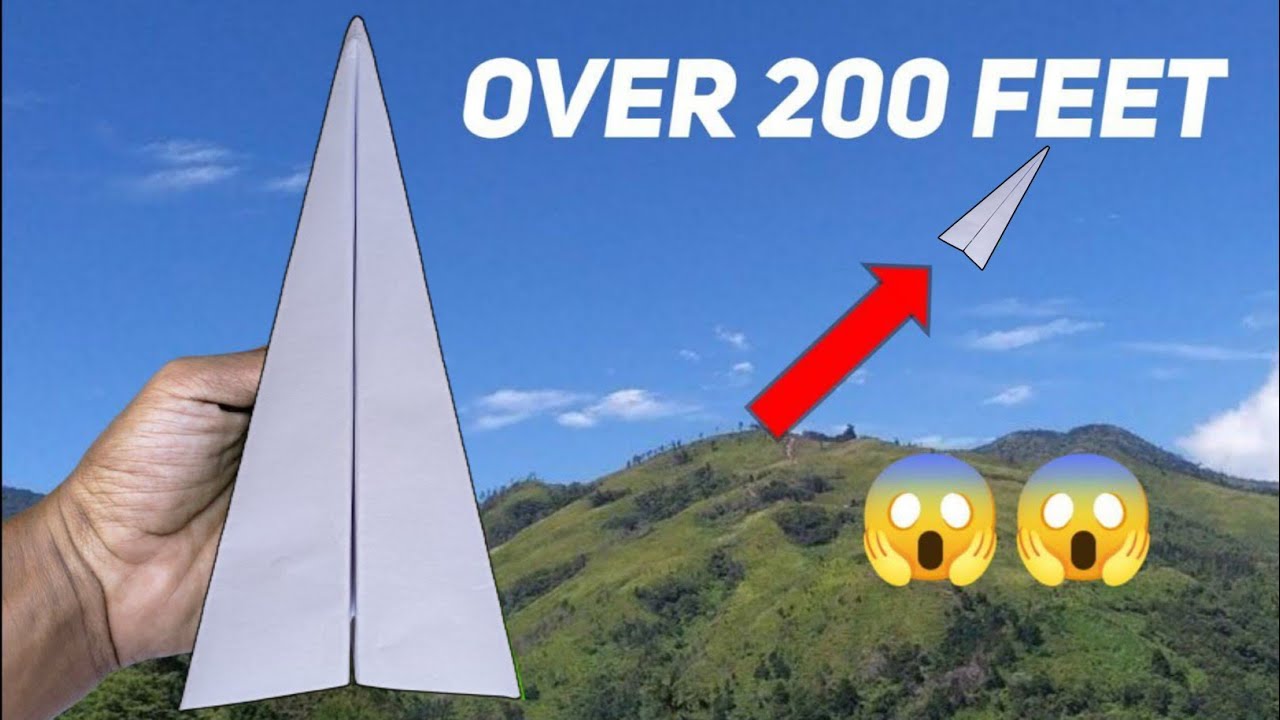 How To Make Paper Airplane Easy that Fly Far || SUPER SONIC - Rocket ...