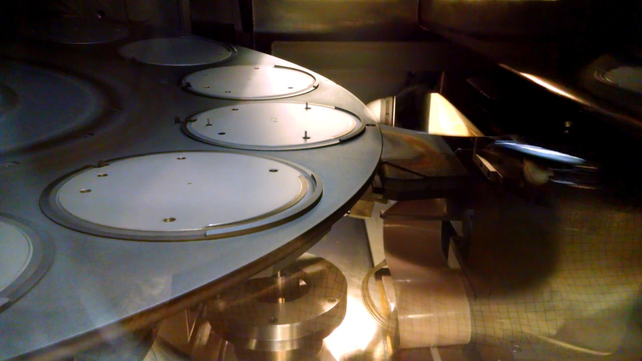 Wafer to disk load/unload testing - YouTube