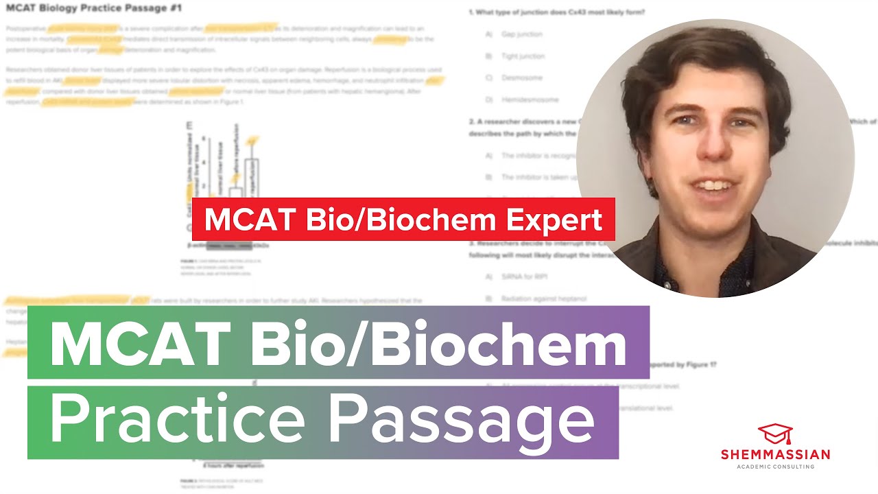 MCAT Bio/Biochem Passage Breakdown w/ Expert Tutor - YouTube