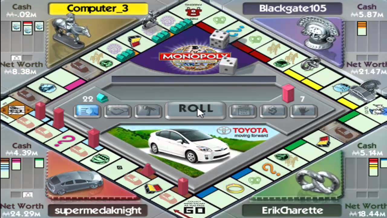 Pogo Games: Monopoly part 4 - YouTube