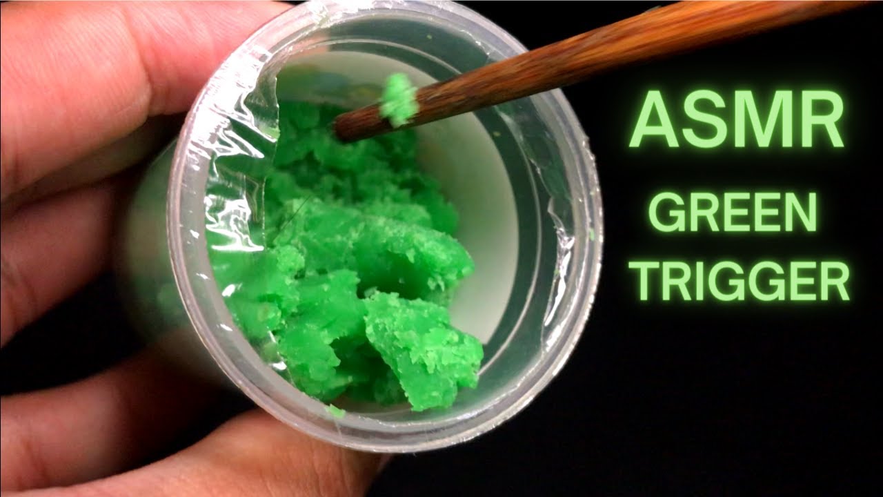 ASMR Green Triggers 💚 | ASMR Fast And Aggressive Extremely Relaxing | 1 ...