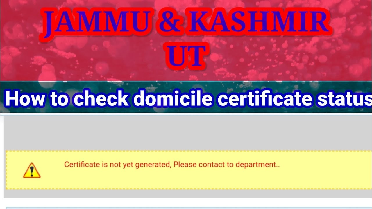 How To Check J k Domicile Status How To Check J k Domicile how-to-check-j-k-domicile-status-how-to-check-j-k-domicile