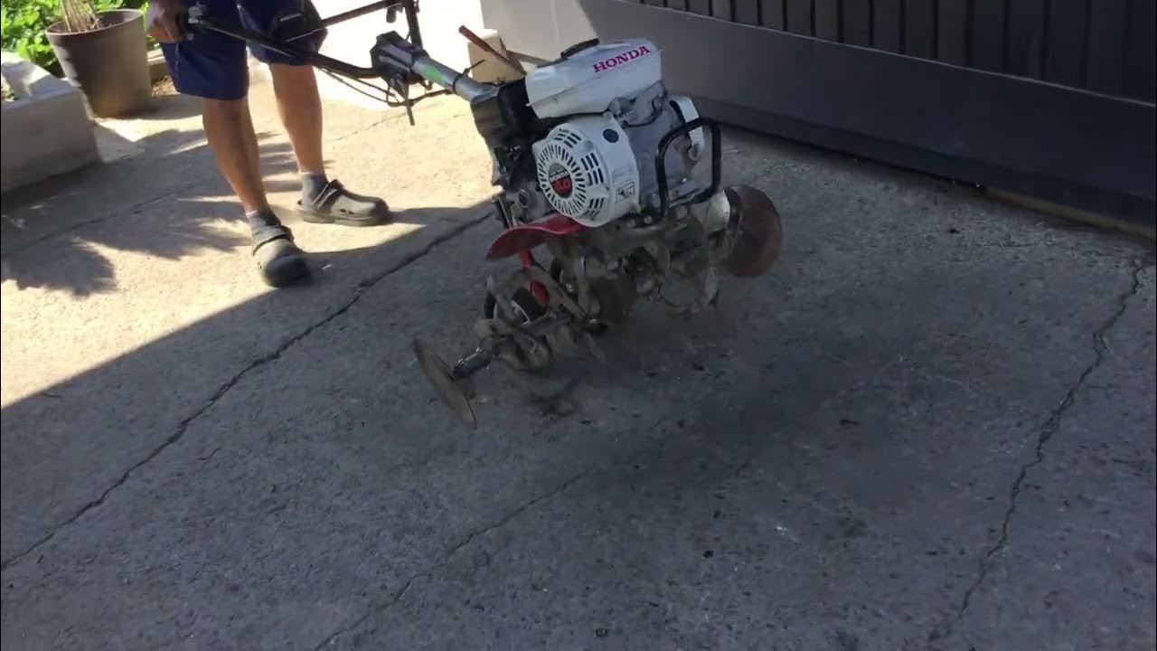 岐阜発 ホンダ 管理機 パンチ F401 - YouTube