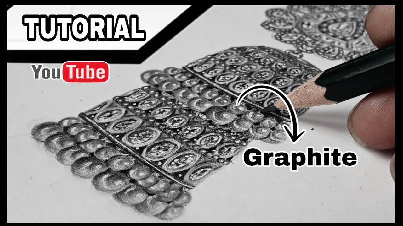 How to draw jewellery || Drawing Jhumka (Earring)|| by Beginners ...