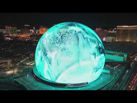 Las Vegas Sphere: A Visual Journey - YouTube