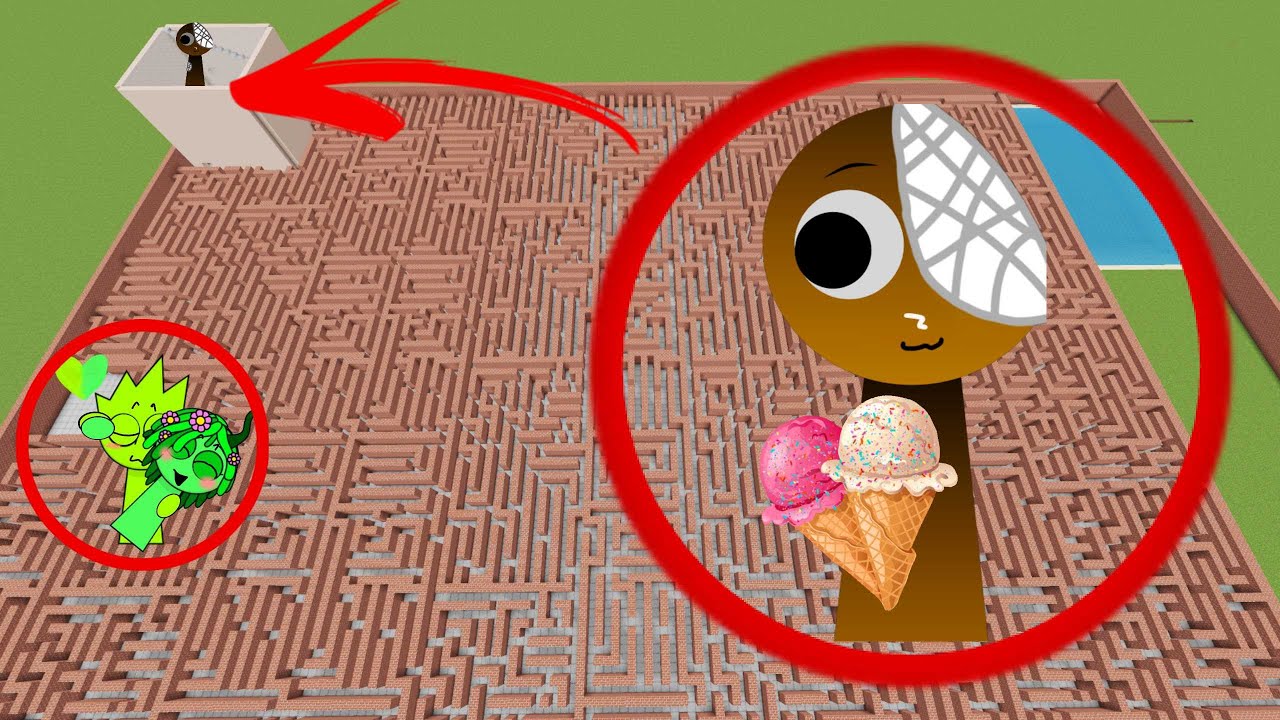 NEW Incredibox Sprunki BRUD HORROR in Maze Gmod Minecraft - YouTube