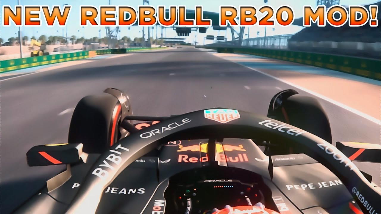 NEW Redbull RB20 MOD Preview! - YouTube
