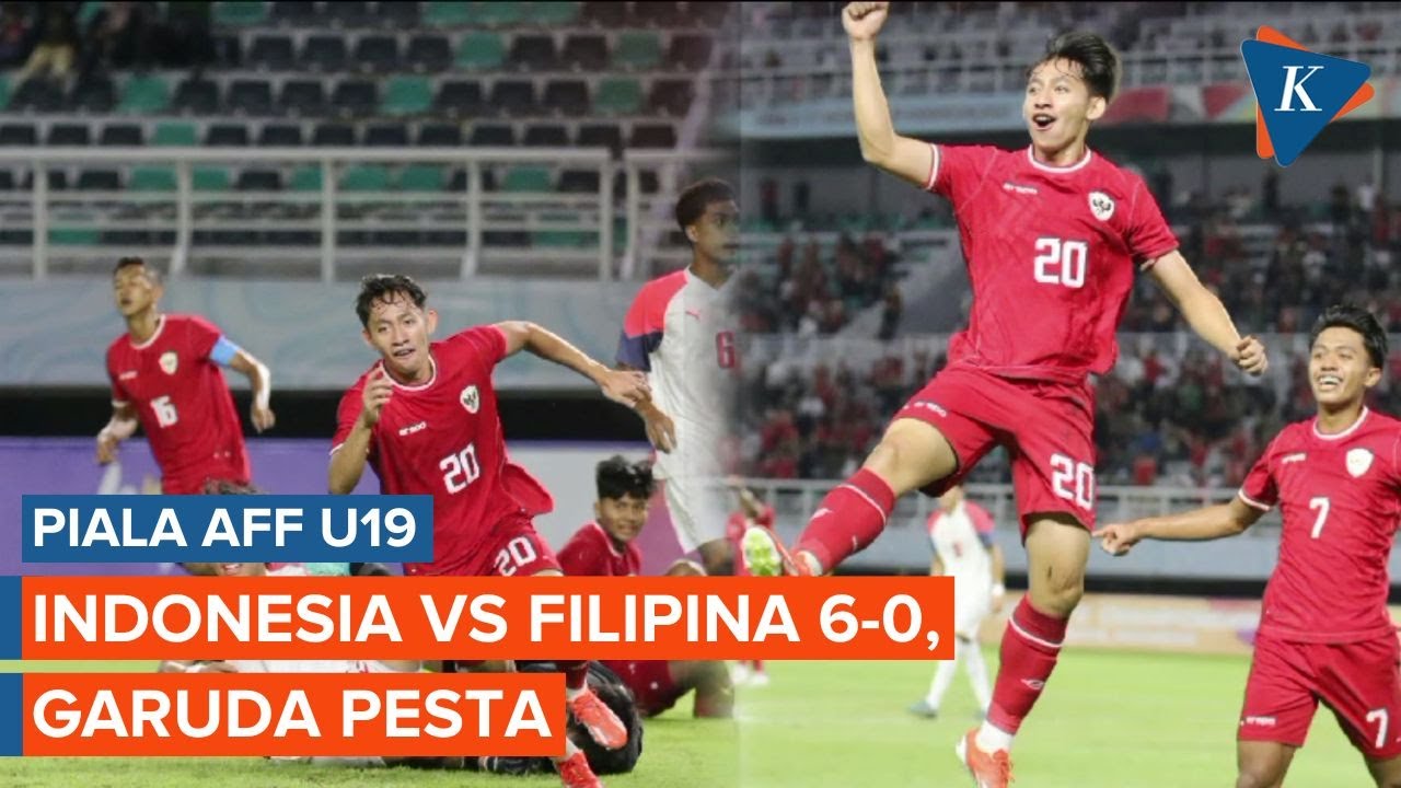 Piala AFF U-19: Timnas Indonesia Vs Filipina 6-0, Arlyansyah-Iqbal ...