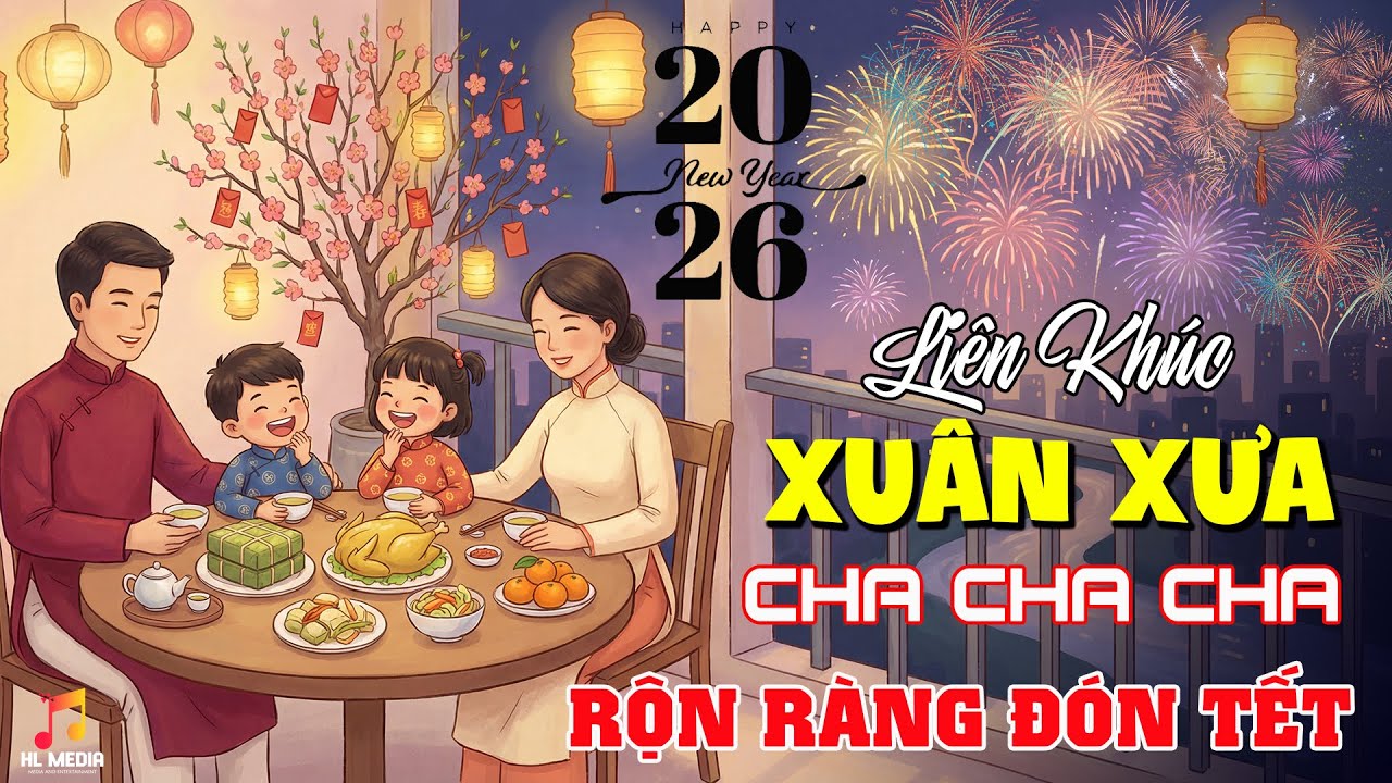 Nhạc Xuân Xưa Bất Hủ Vạn Người Mê - LK Cha Cha Nhạc Tết Rộn Ràng Đón ...