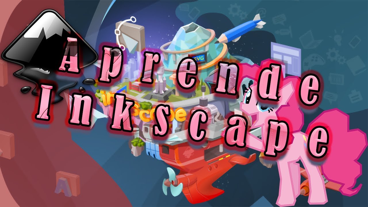 Tutorial de Inkscape MLP, aprende dibujando a pinkie!! - YouTube