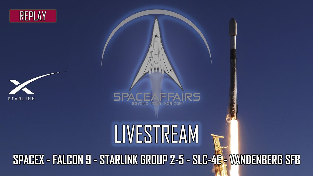 Spacex Falcon 9 Starlink Group 2 5 Slc 4e Vandenberg Sf Base