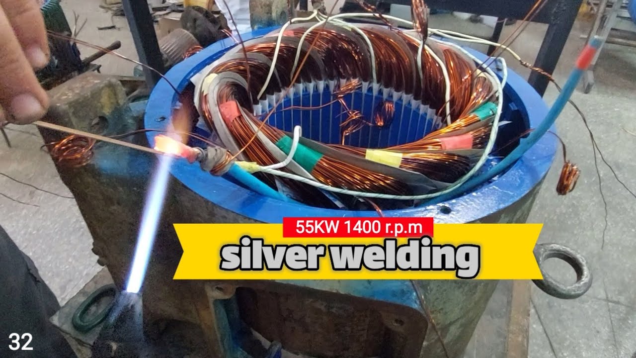 🔴 Silver welding of wire connections - YouTube