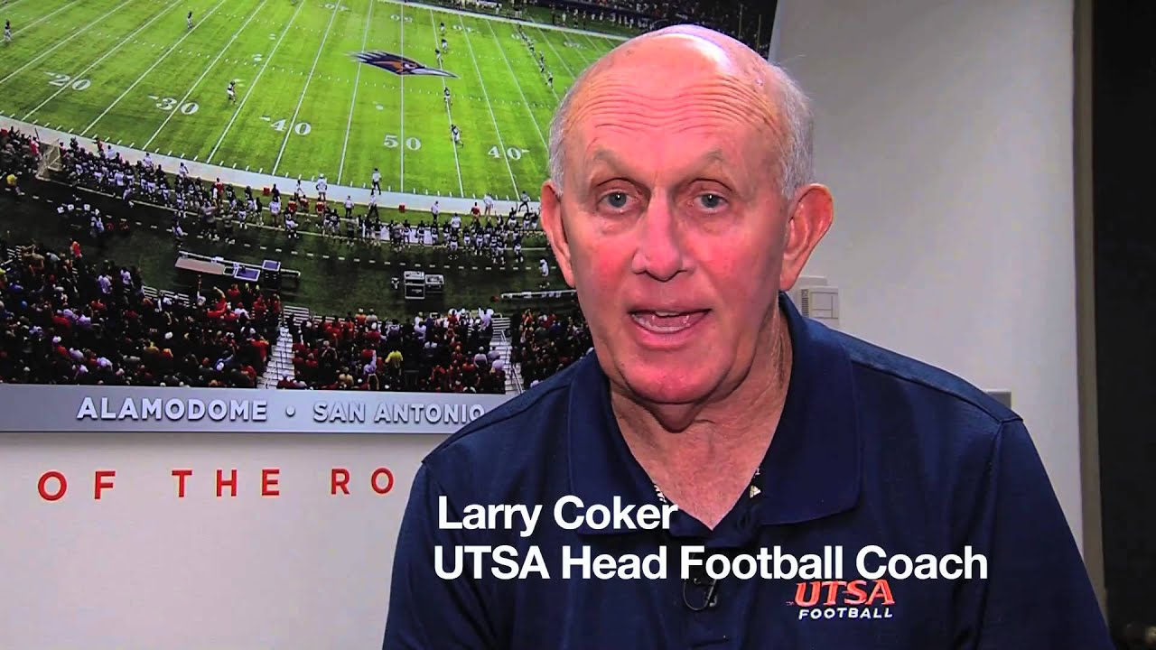 UTSA football coach, Larry Coker reminds you to get a sober ride, not a ...