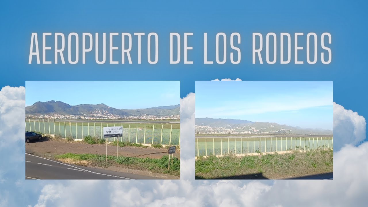 Vista de la pista del aeropuerto de Tenerife Norte o de Los Rodeos ...