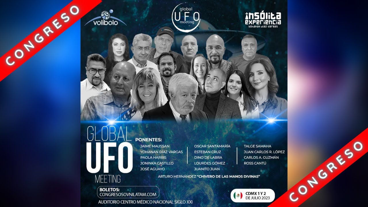 El S I LE N C I O . . . terminó. GLOBAL UFO MEETING - Ciudad de México ...