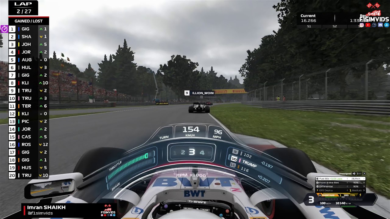 F1 2020 Monza League Race Highlights - YouTube