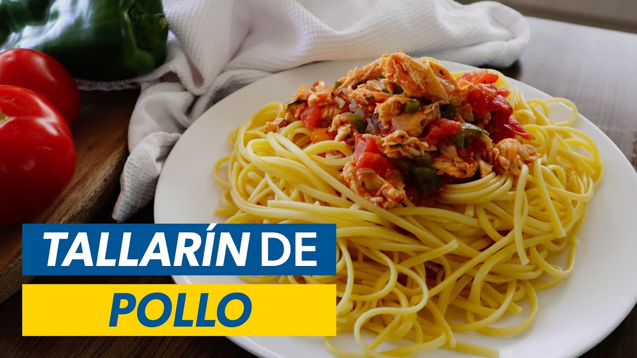 Cómo Hacer TALLARÍN con POLLO (Receta Ecuatoriana) 🍝😋 - YouTube