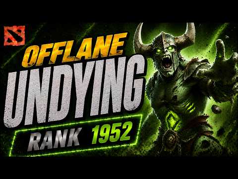 Offlane Undying - Immortal Rank 1952 - Dota2 7.41