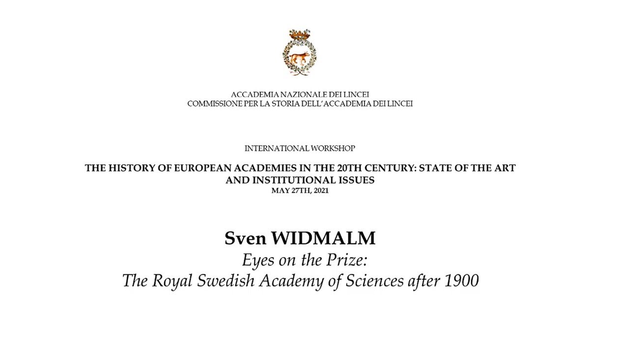 The history of European Academies. 12. Eyes on the Prize - YouTube