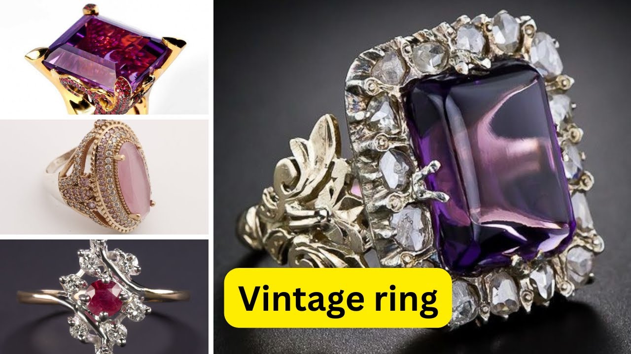 Vintage ring designs||latest collection ring designs||beautiful ring ...