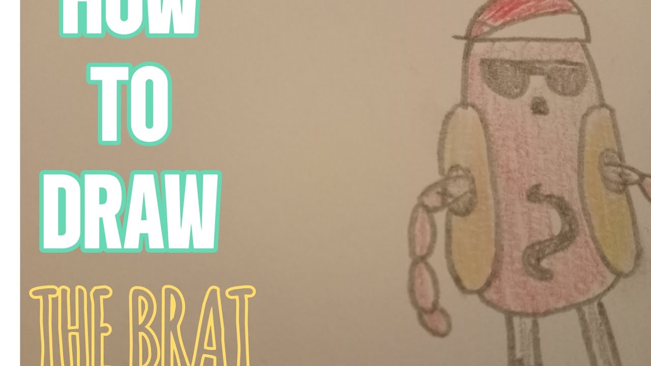 How To Draw The Brat Fortnite Easy Drawing Tutorial Youtube