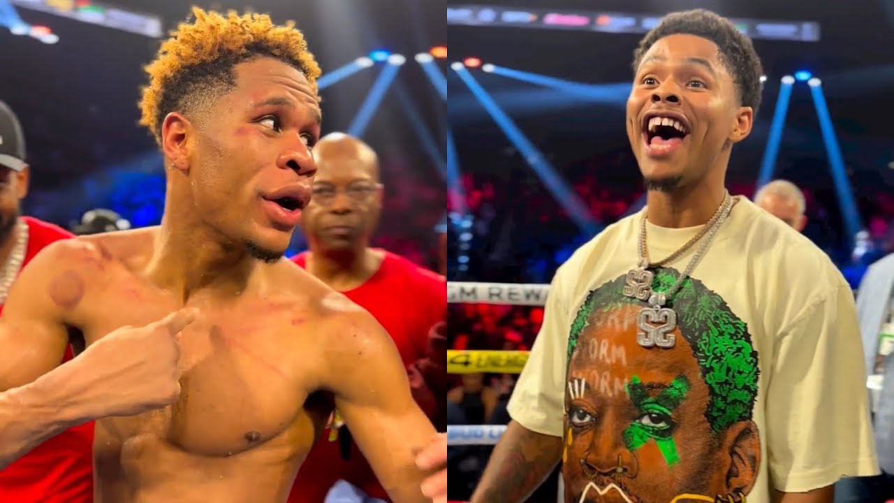 Shakur Stevenson CALLS OUT Devin Haney Face to Face & Reacts to Vasyl ...