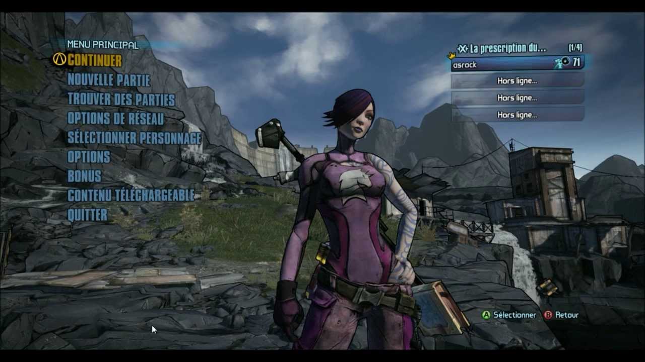 Borderlands2 arme légendaire Slagga mitraillette - YouTube