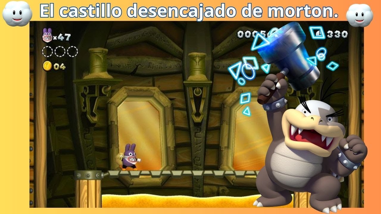 Super Mario bros deluxe el castillo desencajado de morton - YouTube