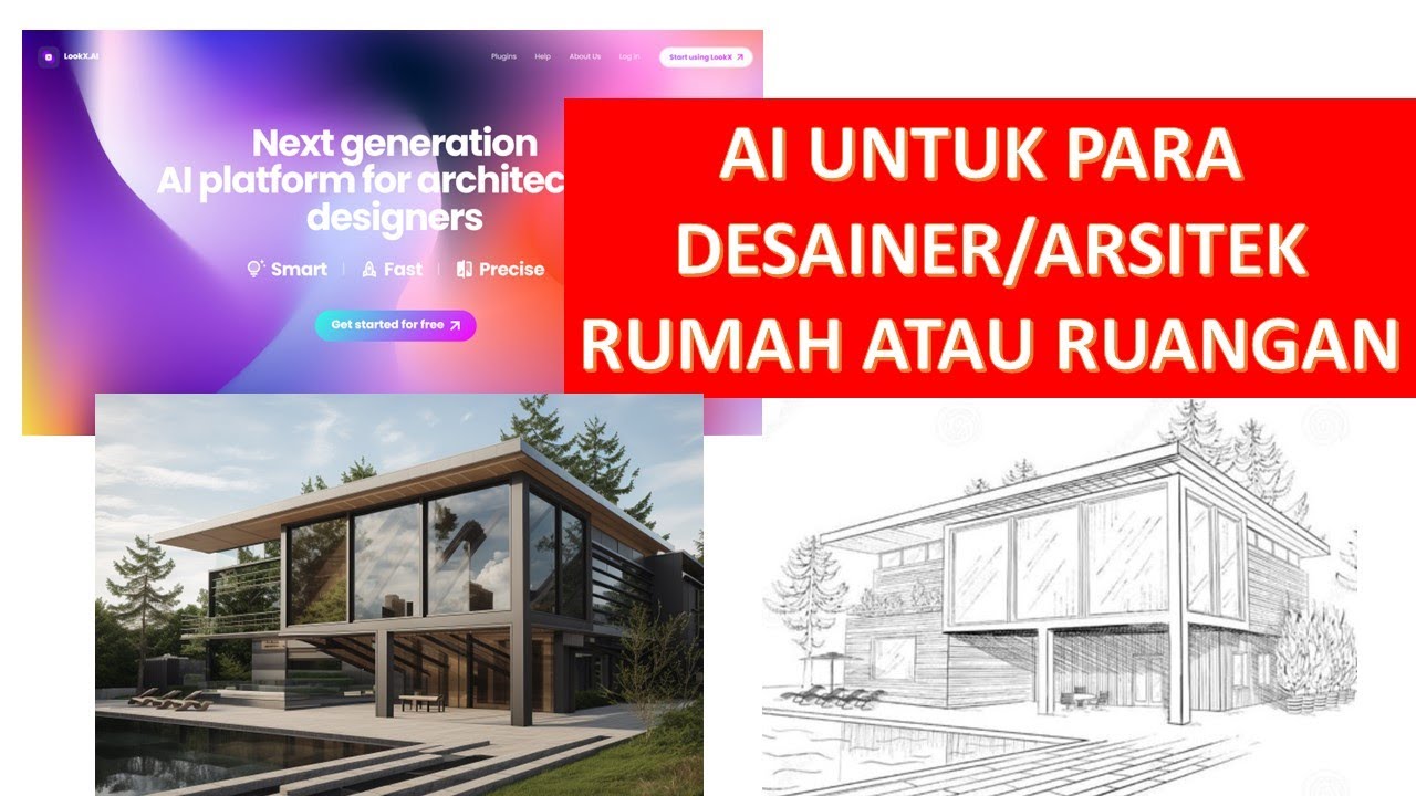 AI UNTUK PARA DESAINER DAN ARSITEK. LOOKX AI - YouTube