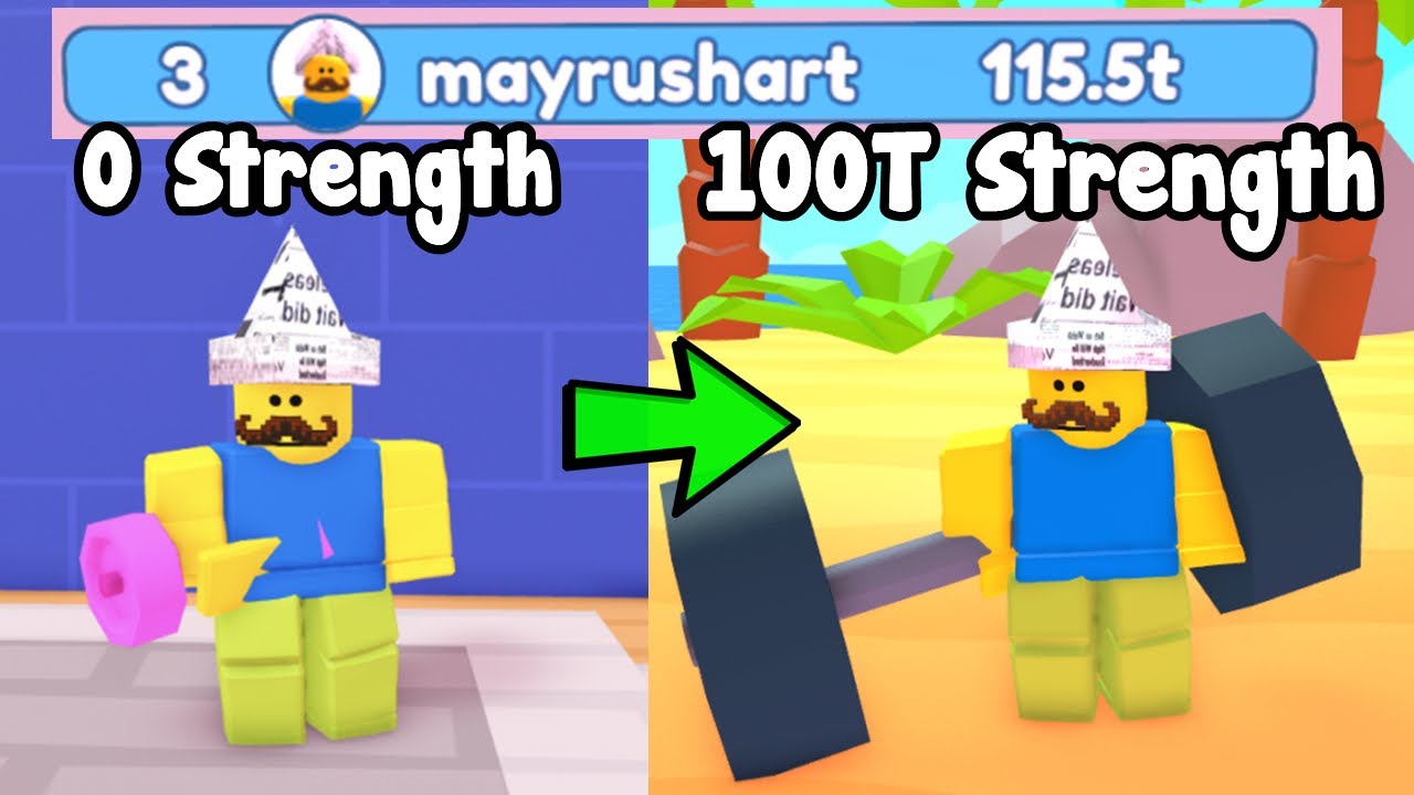 I Reached 100 Trillion Strength! Strongest Player! - Arm Wrestle ...