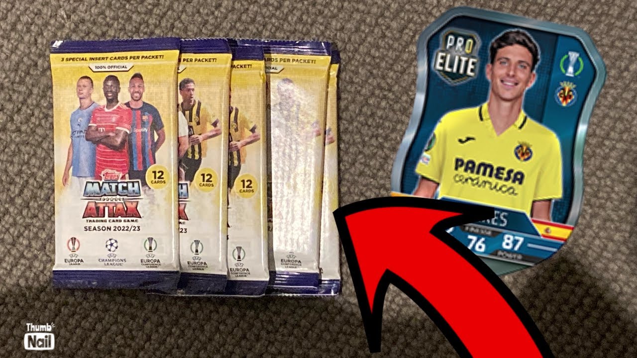 PRO ELITE SHIELD + BLACK EDGE!!! | 5 PACK OPENING | MATCH ATTAX 22/23 ...