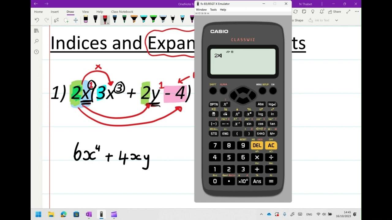 Expanding Brackets with Indices - YouTube